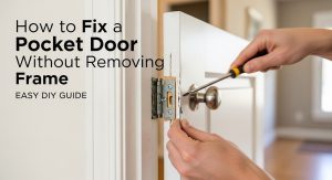 How to Fix a Pocket Door Without Removing Frame: Complete Step-by-Step ...
